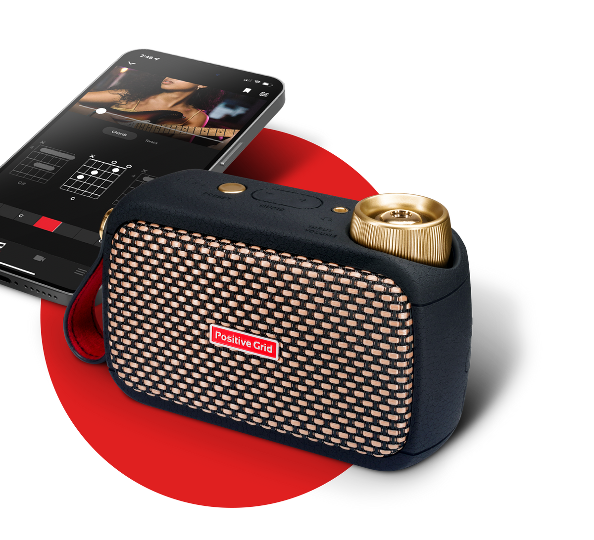 Spark GO Portable Smart Guitar Amp & Bluetooth Speaker - Positive Grid ...